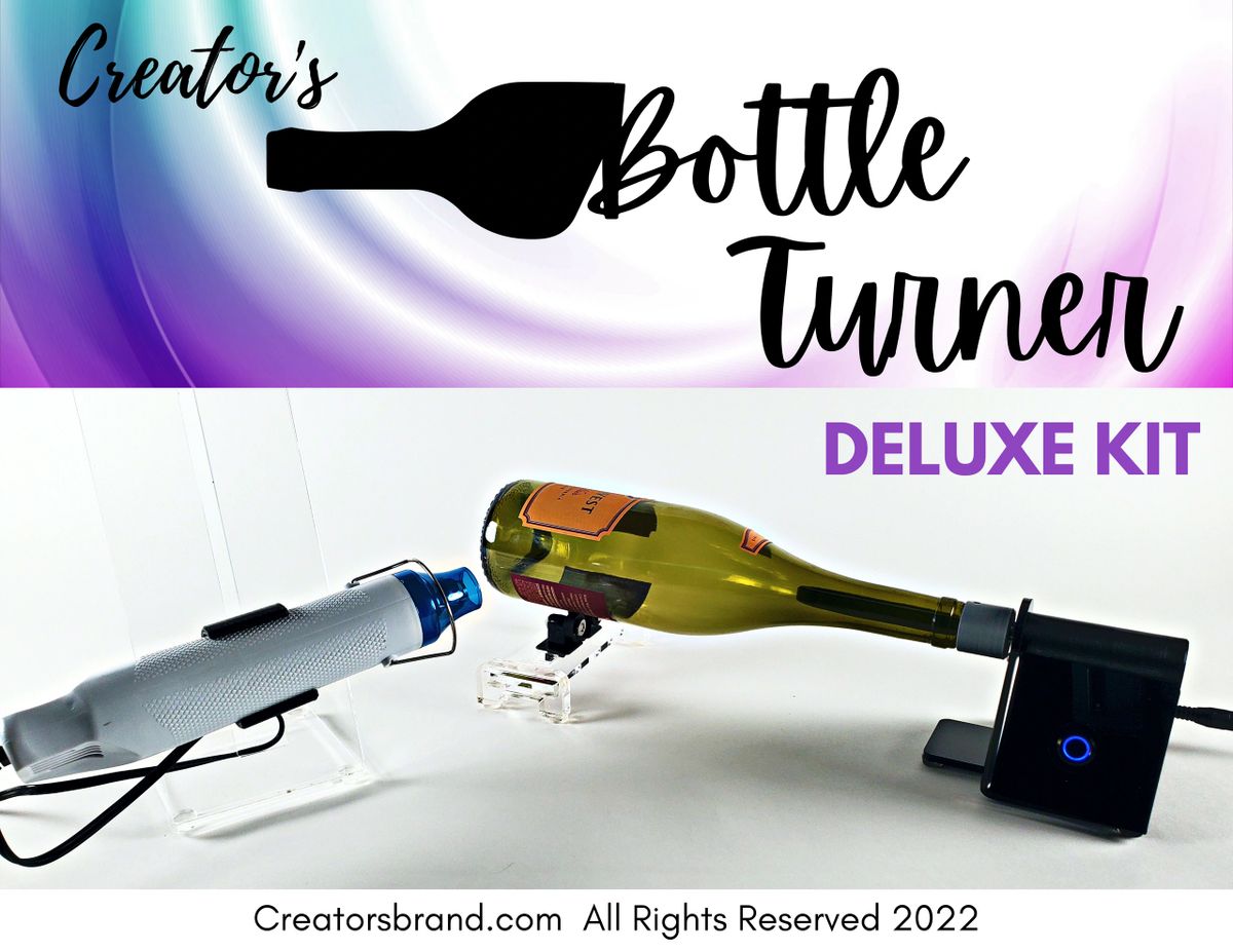 Creator's Bottle Turner Deluxe Kit - Made in the USA - Electric 30 RPM