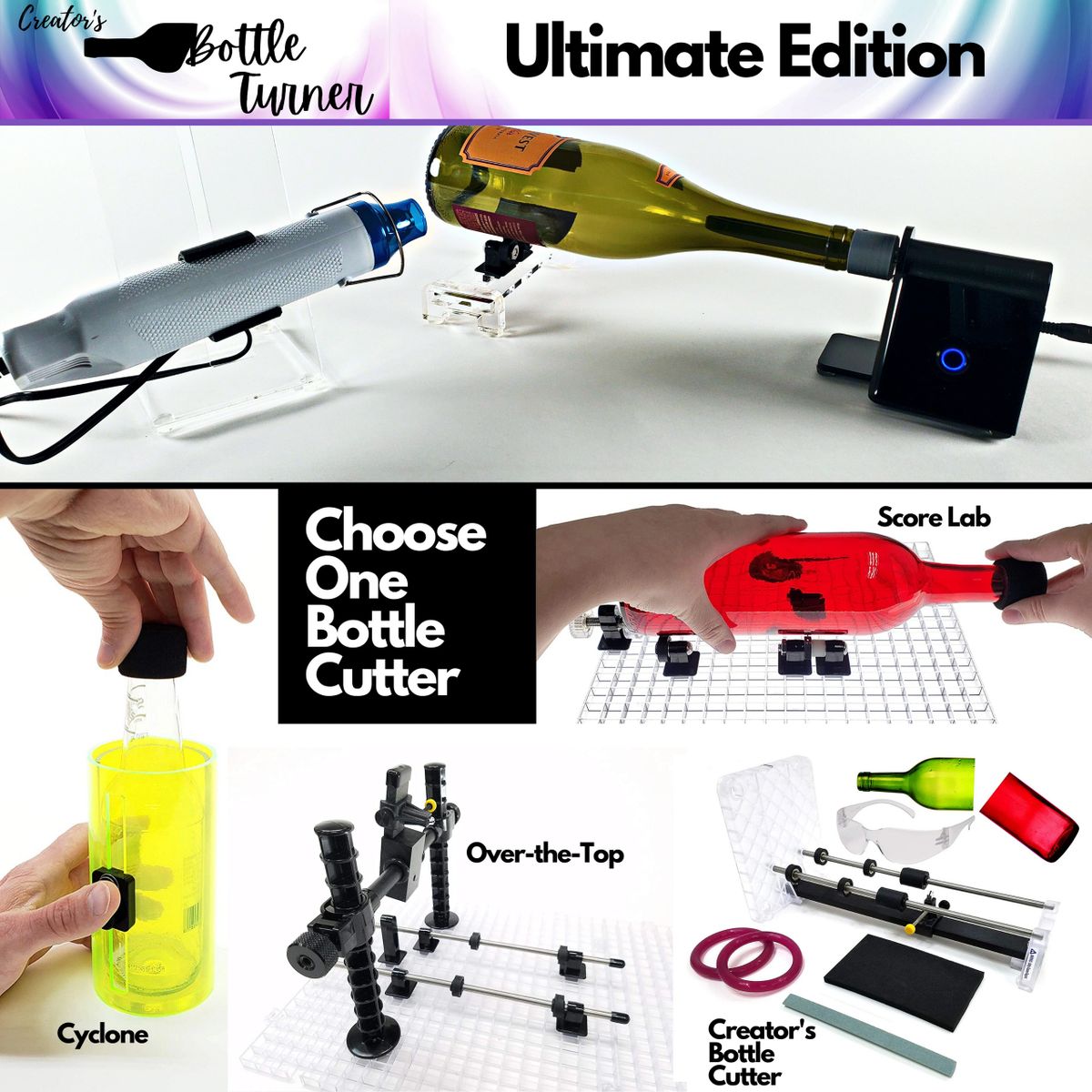 Creator's Bottle Turner Ultimate Edition - Includes Bottle Cutter of ...