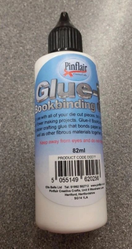 Pinflair glue-it book binding x 1 bottle