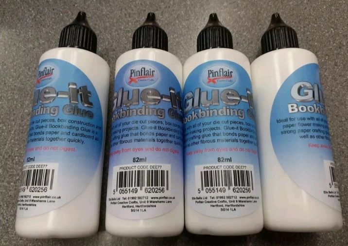 Pinflair glue-it bookbinding x 4 bottles
