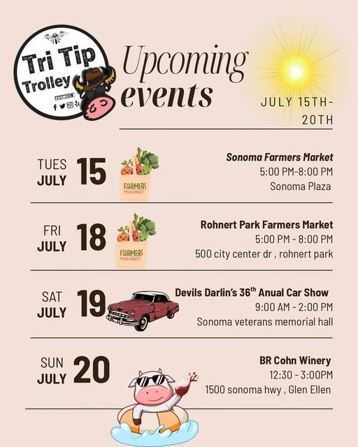 It's another busy week at the Tri Tip Trolley!
