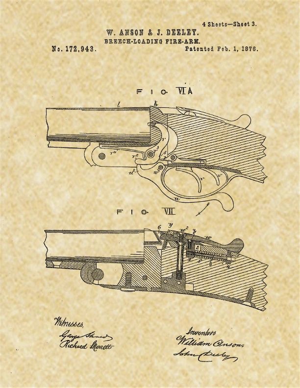 Breech-Loading Fire-Arm Patent #172943 02-01
