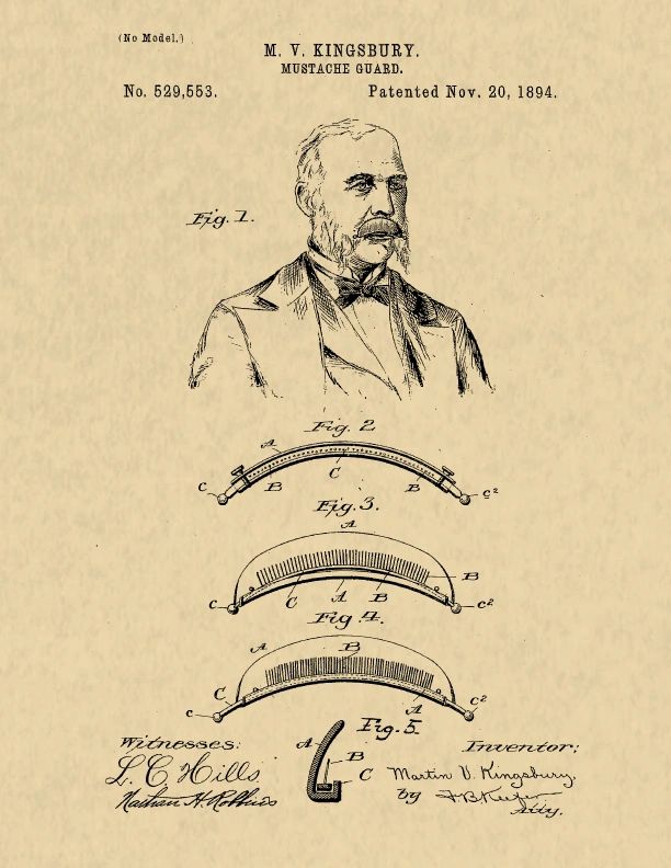 Mustache Guard Patent #529553 11/20