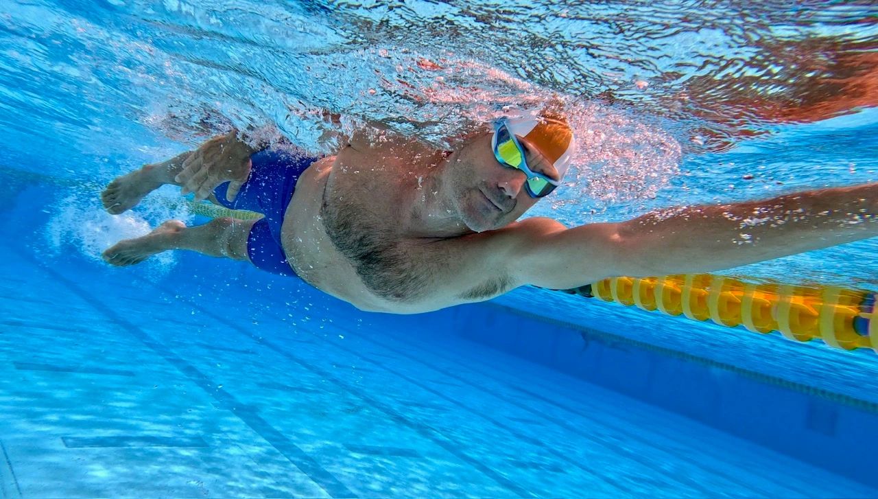 Freestyle hip rotation