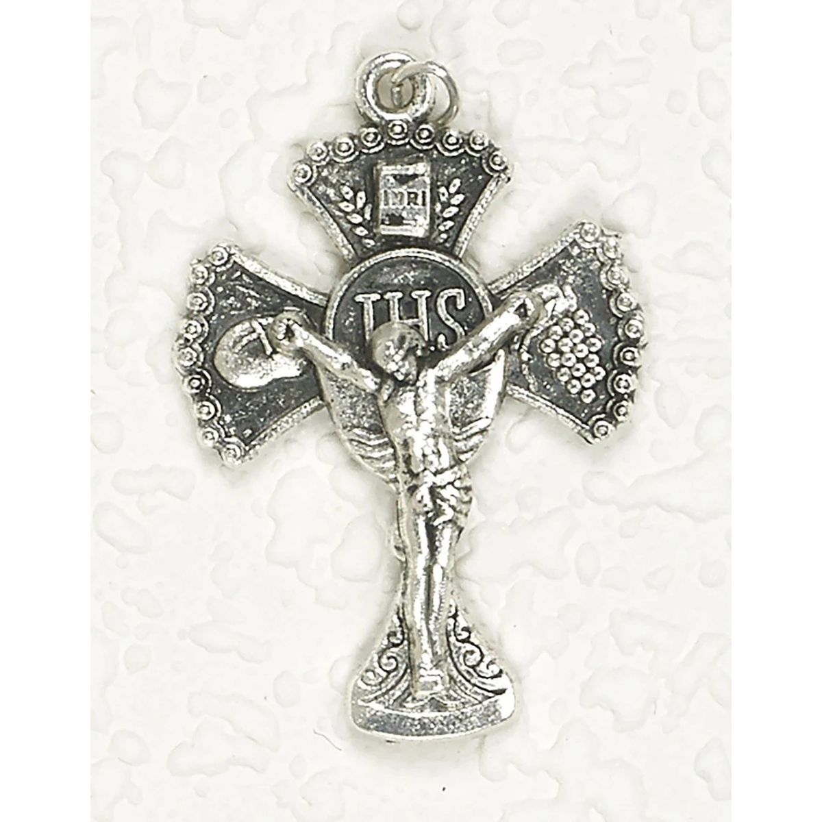 1 Piece, Premium Genuine Silver Oxidized, First Communion Crucifix ...