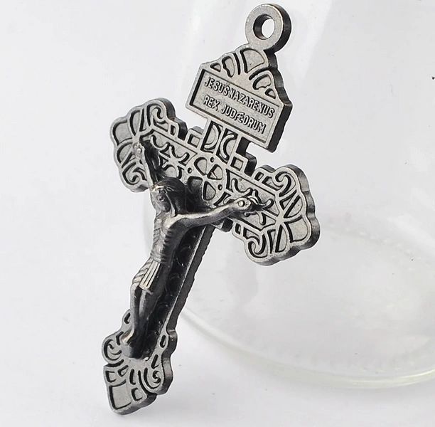 1-PC, 2.17", 7.5gr, 5.0x3.4cm, Gun metal Finish Pardon Crucifix ...