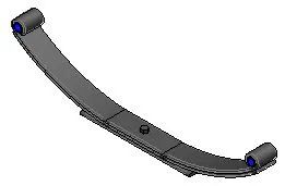 Spring, 3 Leaf Set, Extended for Columbia Summit Utilitruck SU5. Part ...