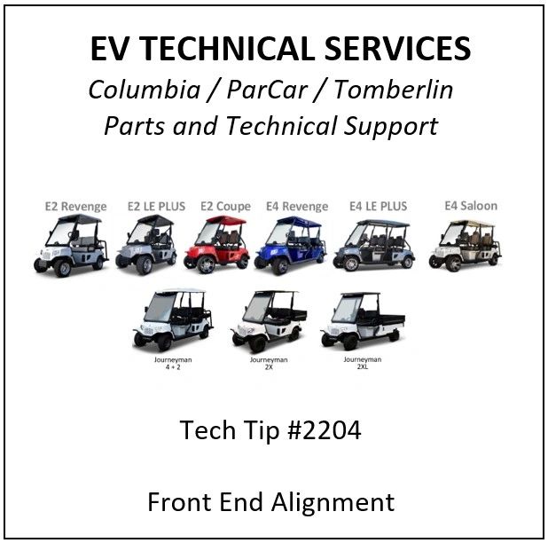 Tech Tip Tomberlin Emerge & Columbia Journeyman Front End Alignment | 2204
