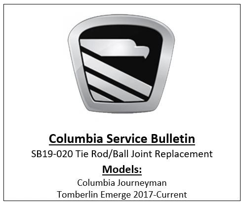 Columbia Service Bulletin Journeyman or Tomberlin Emerge 2017-Current ...