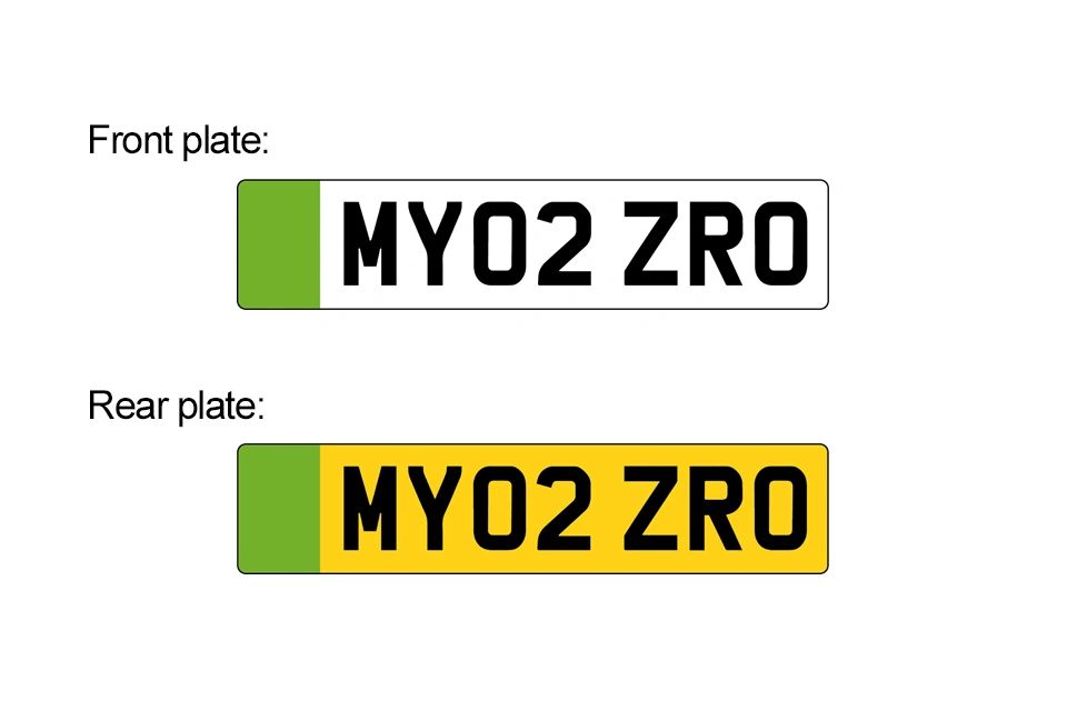 Zero Emission Vehicle Number Plates Pair zero-emission-vehicle-number-plates-pair