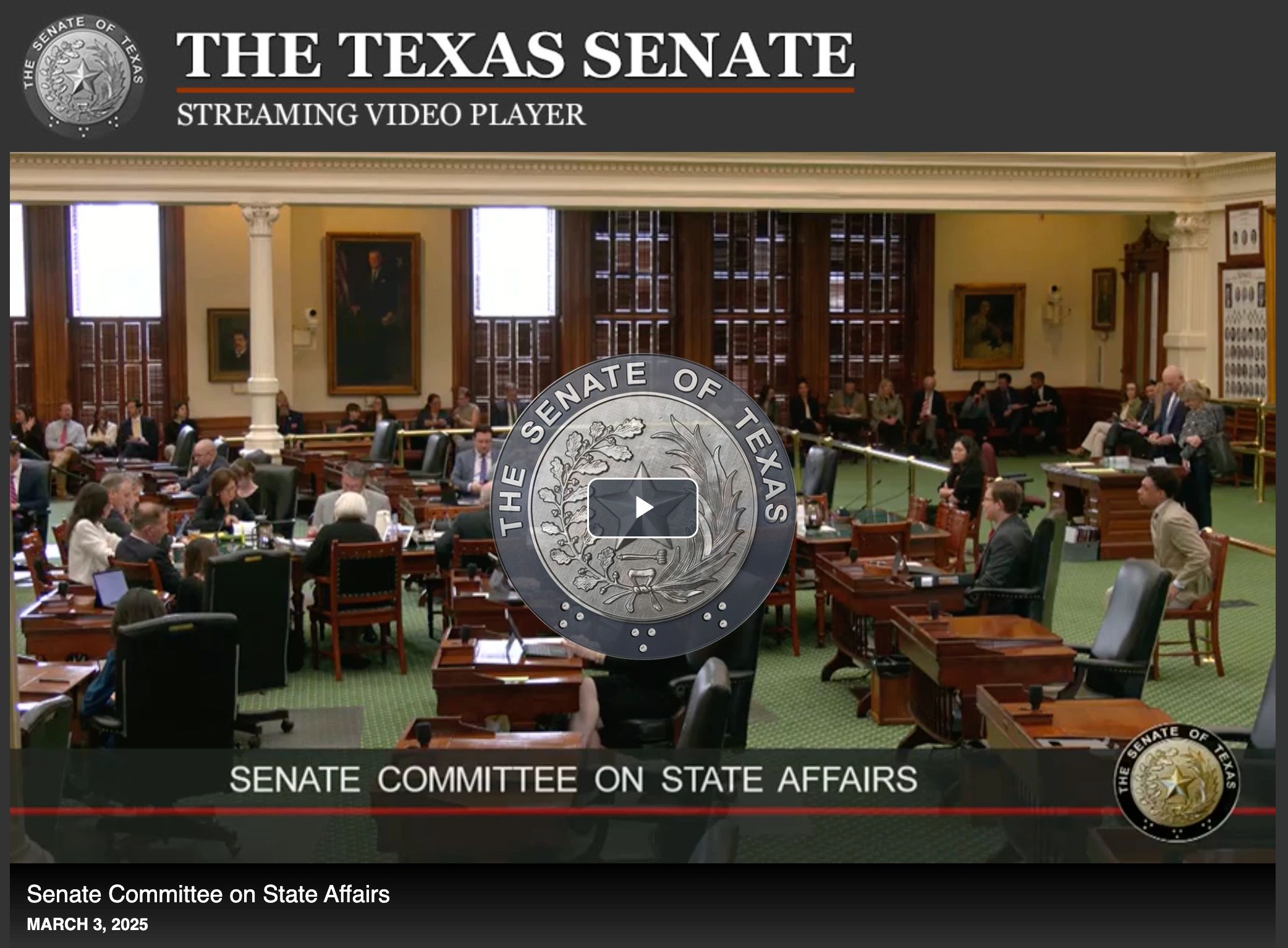 RECAP: Senate State Affairs Committee Hearing on Cannabis Policy