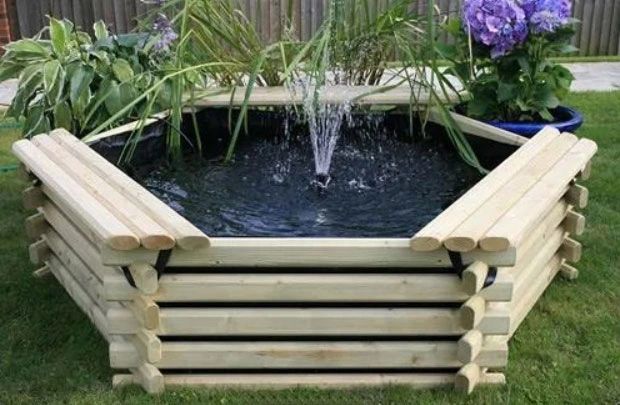 100 Gallon Raised Fish Pond by Norlog