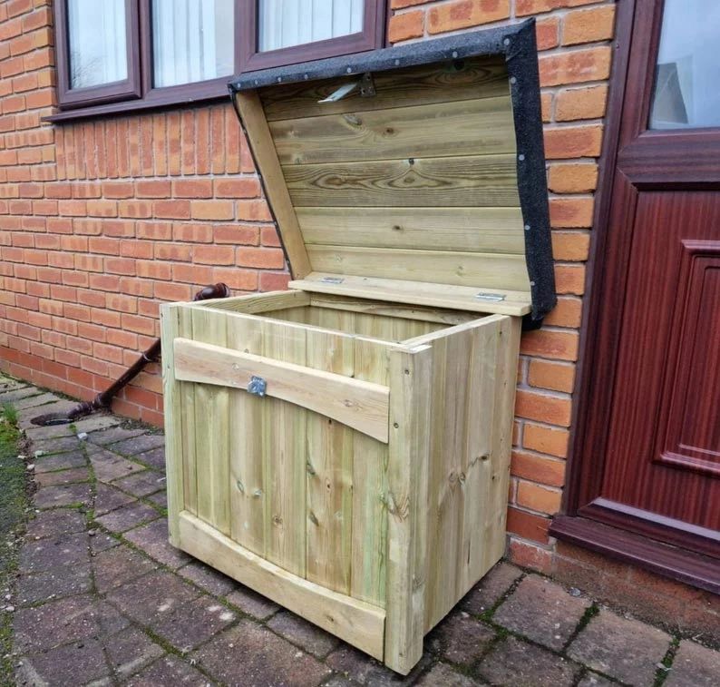 Timber Parcel Storage Box