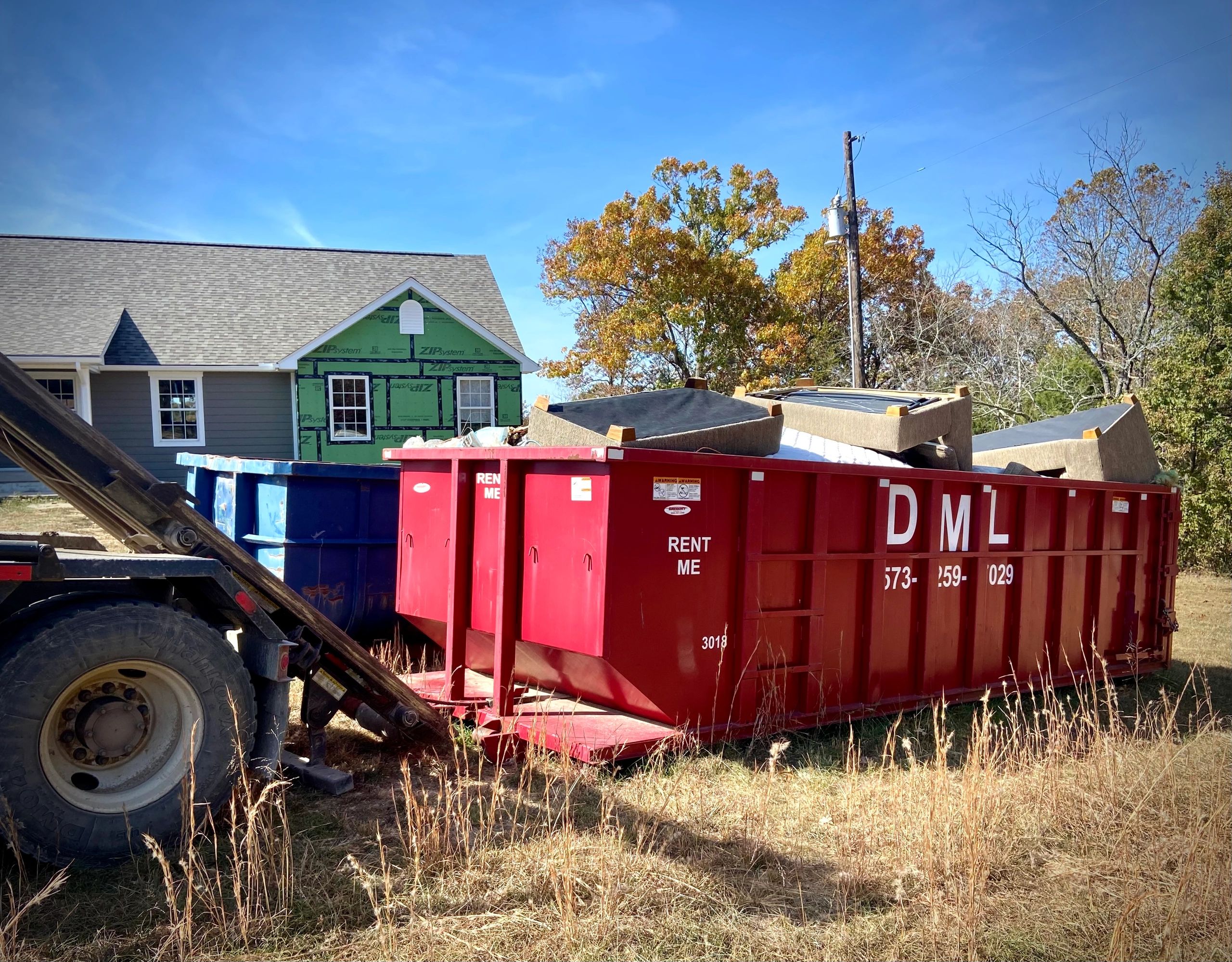 Please Do Not Overfill Your Dumpster