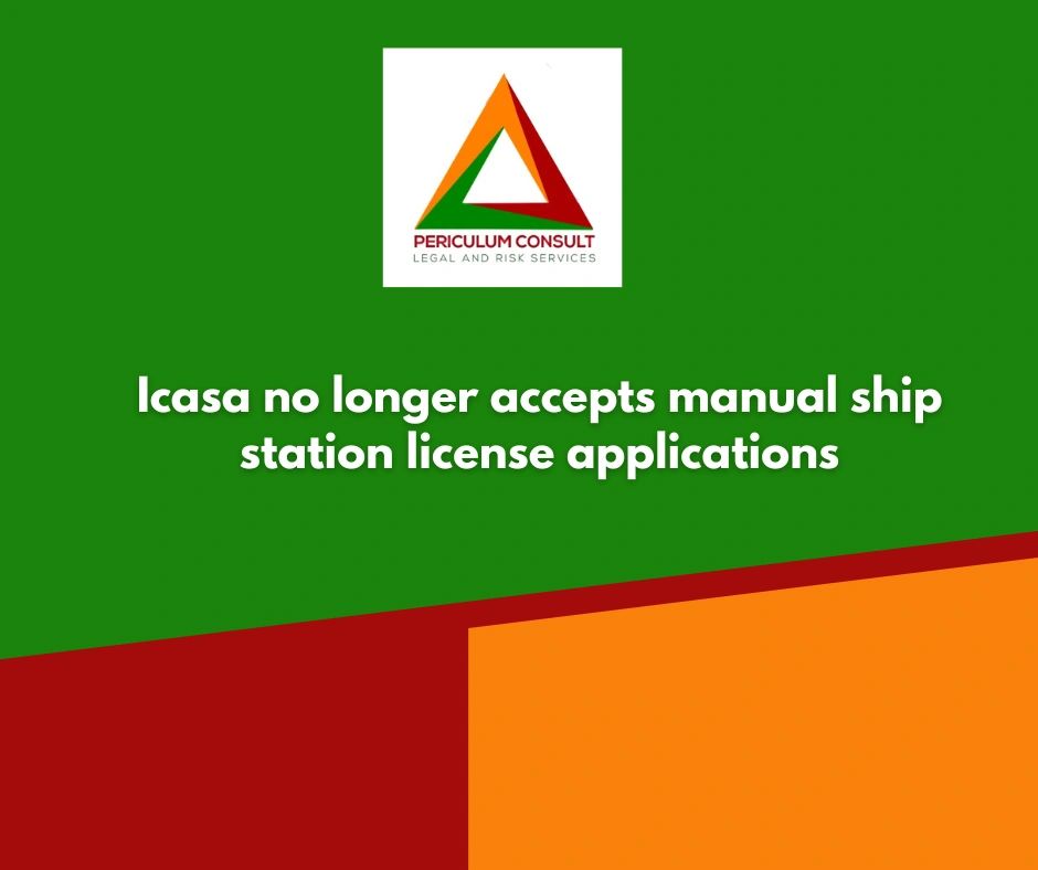 Icasa no longer accepts manual ship station license applications