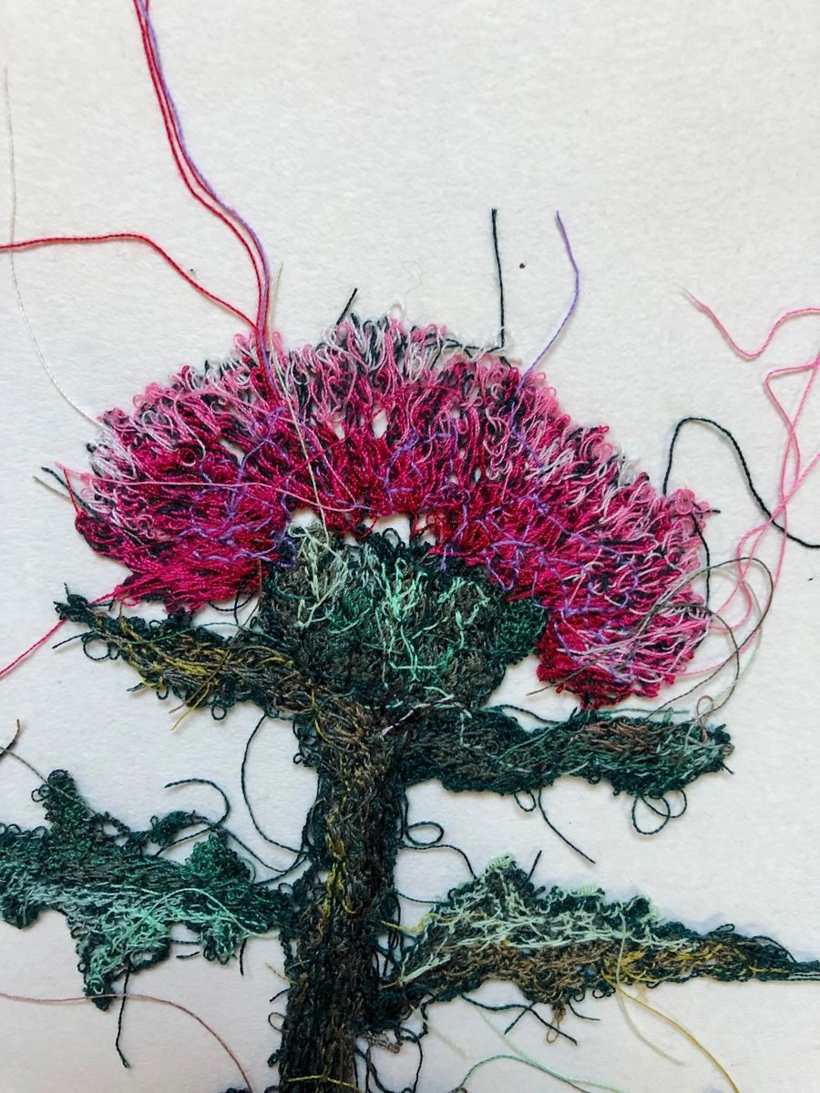 Botanical Embroidery IV