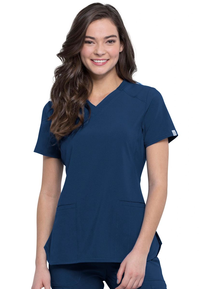 Cherokee Infinity V neck Top-CK865A---WITH Left chest Medical Group ...