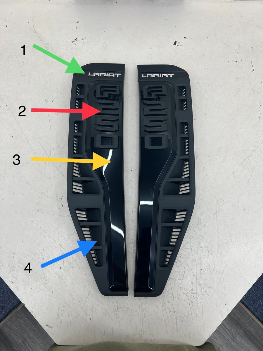 23+ COLOR MATCHED FENDER EMBLEMS