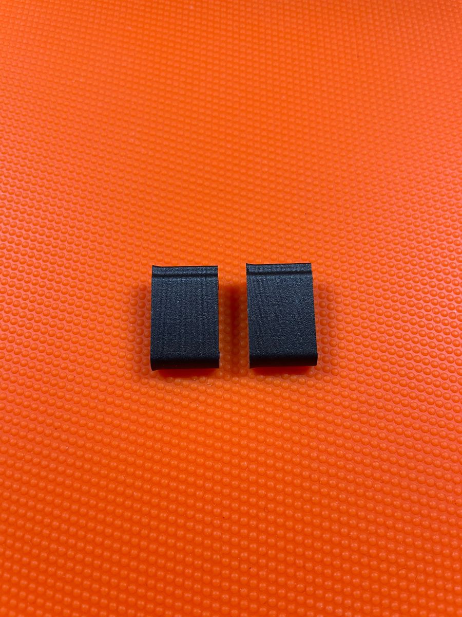 2 Pack Carbon Fiber Uniden MHS75 Battery Door Latch Replacement Made in USA