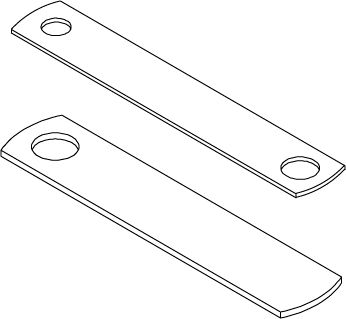 12" RETAINING STRAP FOR BEAM CLAMPS