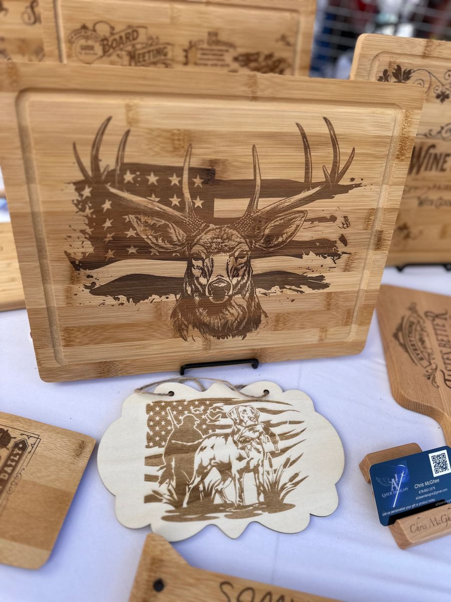 Custom Laser Engraved Cutting Boards