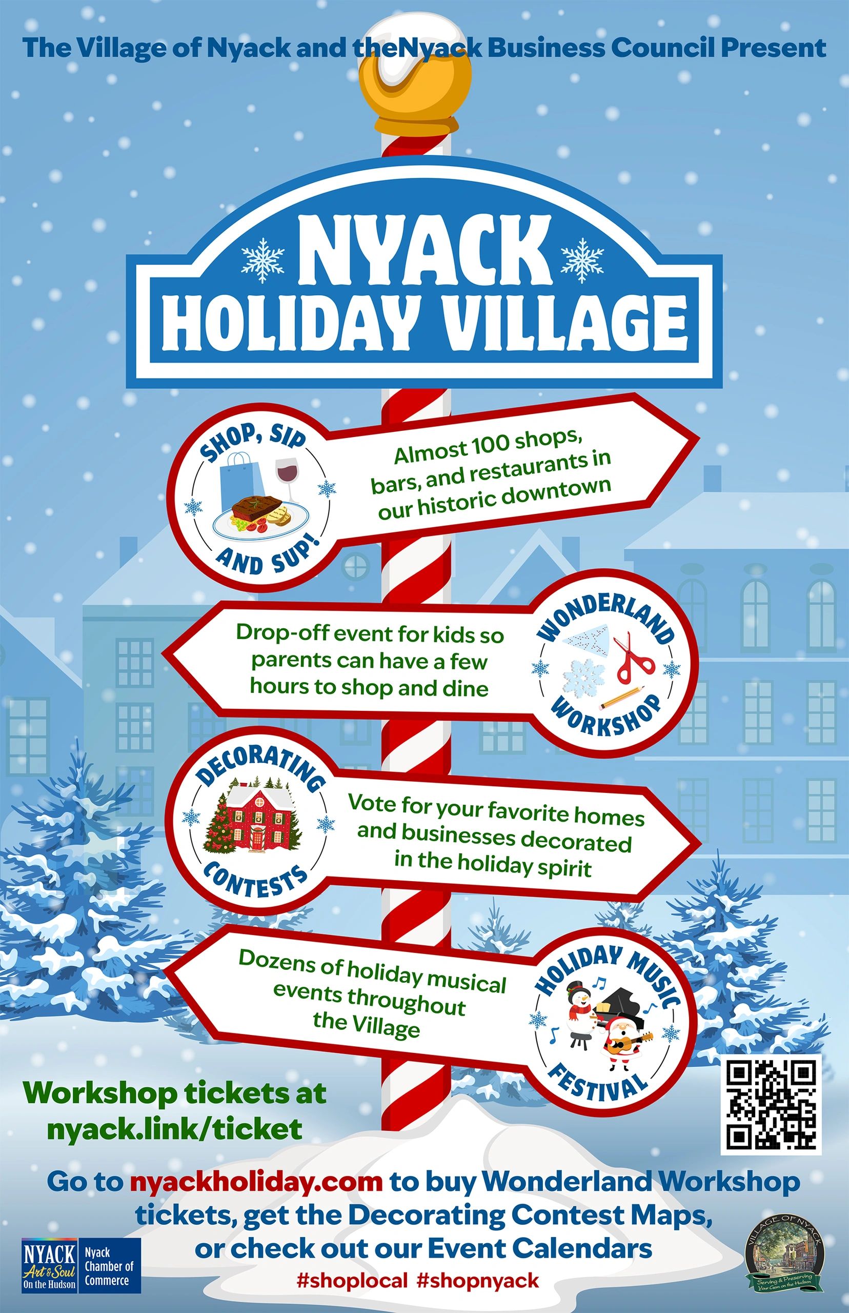 Your Guide to the Big Kickoff Weekend to Nyack Holiday Village!