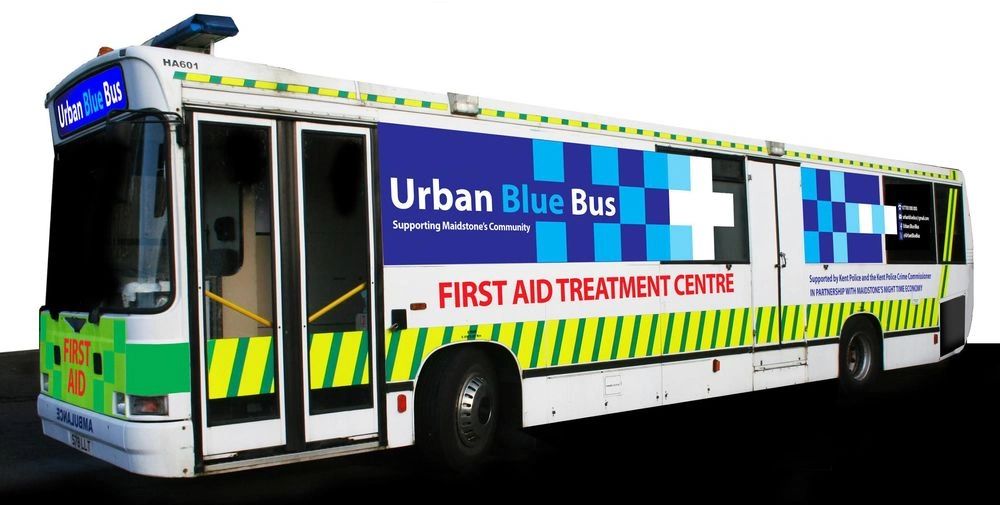 Urban Blue Bus