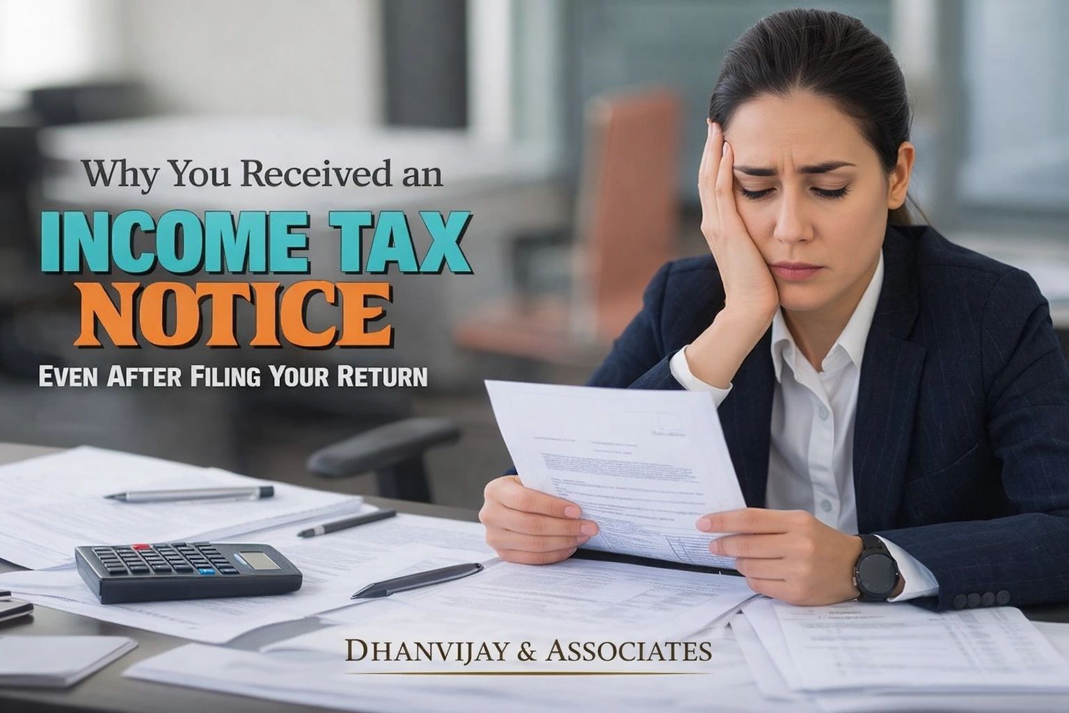 Why You Received an Income Tax Notice Even After Filing Your ITR