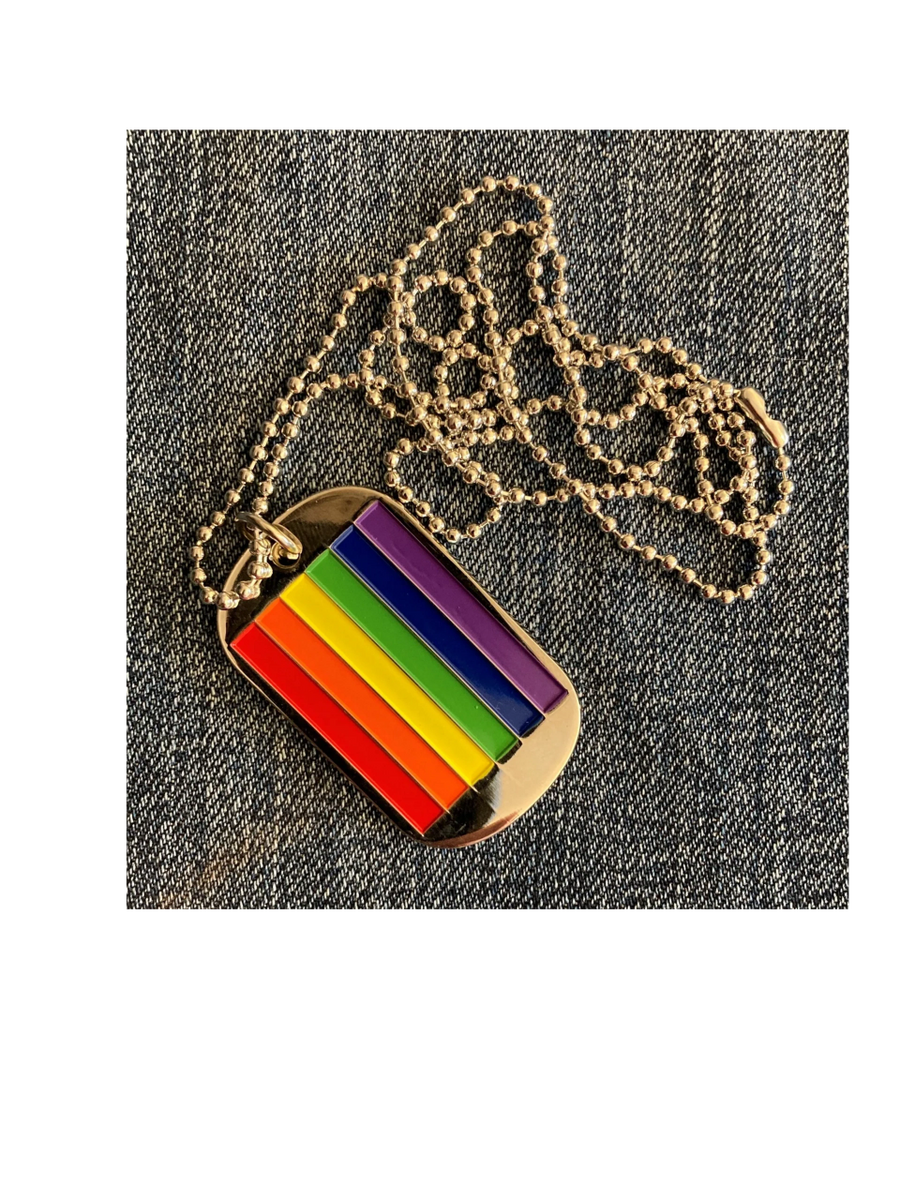 Rainbow Pride Dog Tag