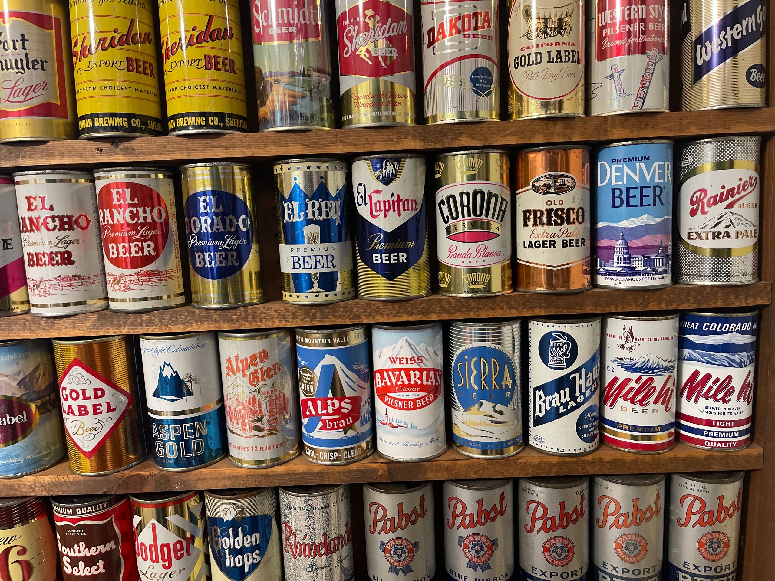Abc Beer Cans - Old Antique Steel Cone, Flat and Rare Tab Top Beer Cans ...