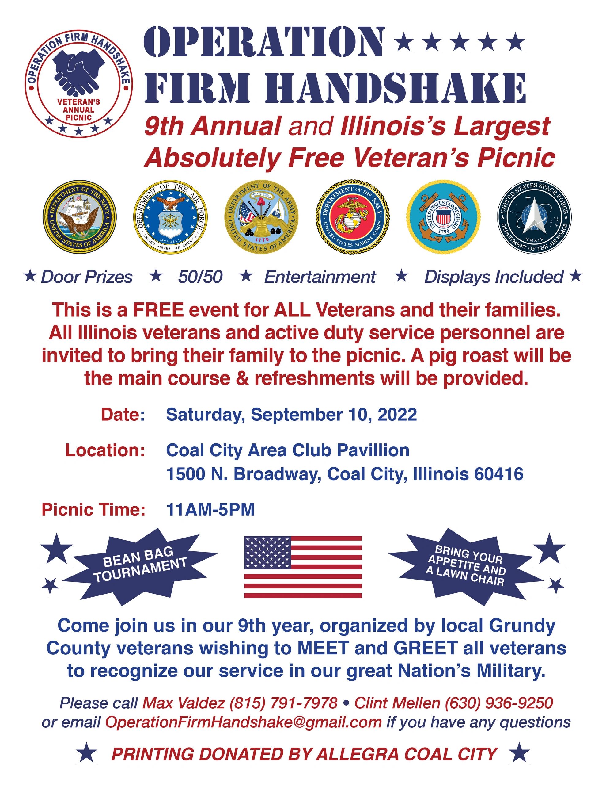 Operation Firm Handshake - Veterans, Social, Veteran