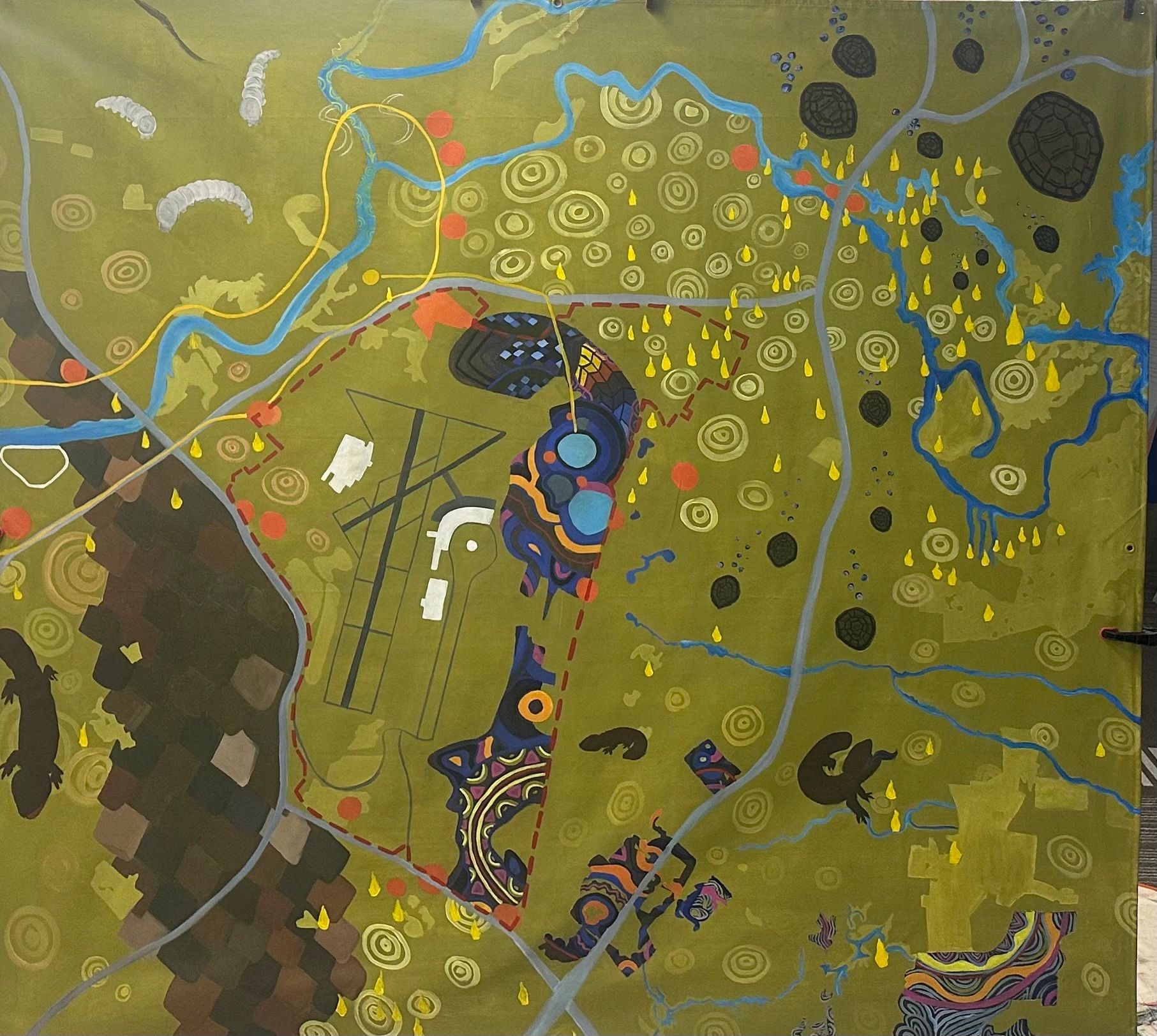 Perth Airport Cross Cultural Map