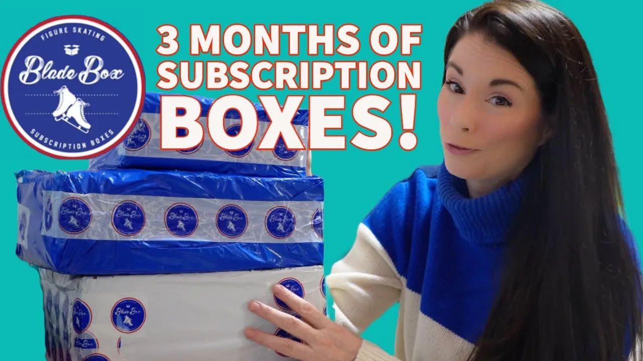 Blade Box: Unboxing 3 Months of Figure Skating Subscription Boxes