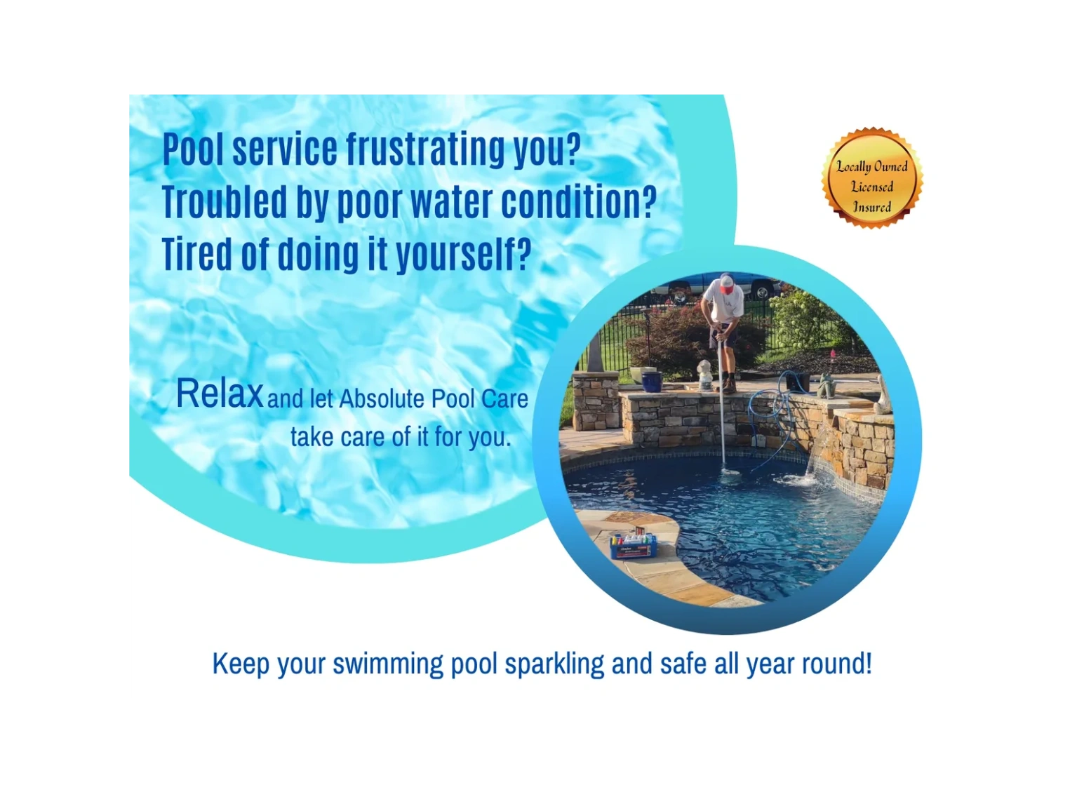 Absolute Pool Care - Pool Maintenance, Pool Service