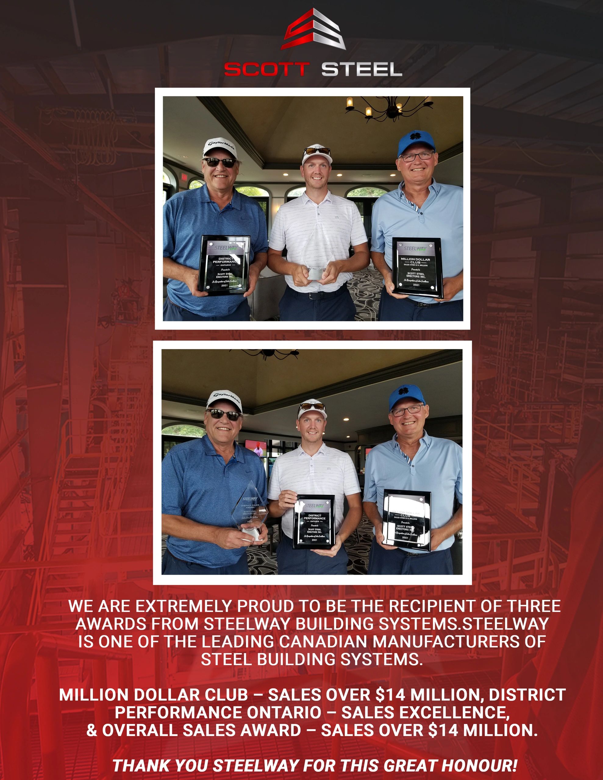 Scott Steel - Steelway Awards