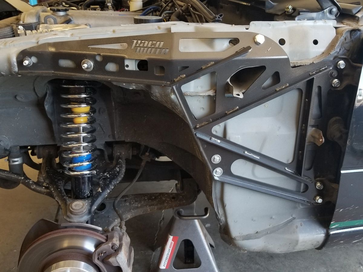 Paco Motorsports "Strong Arms" cowl braces