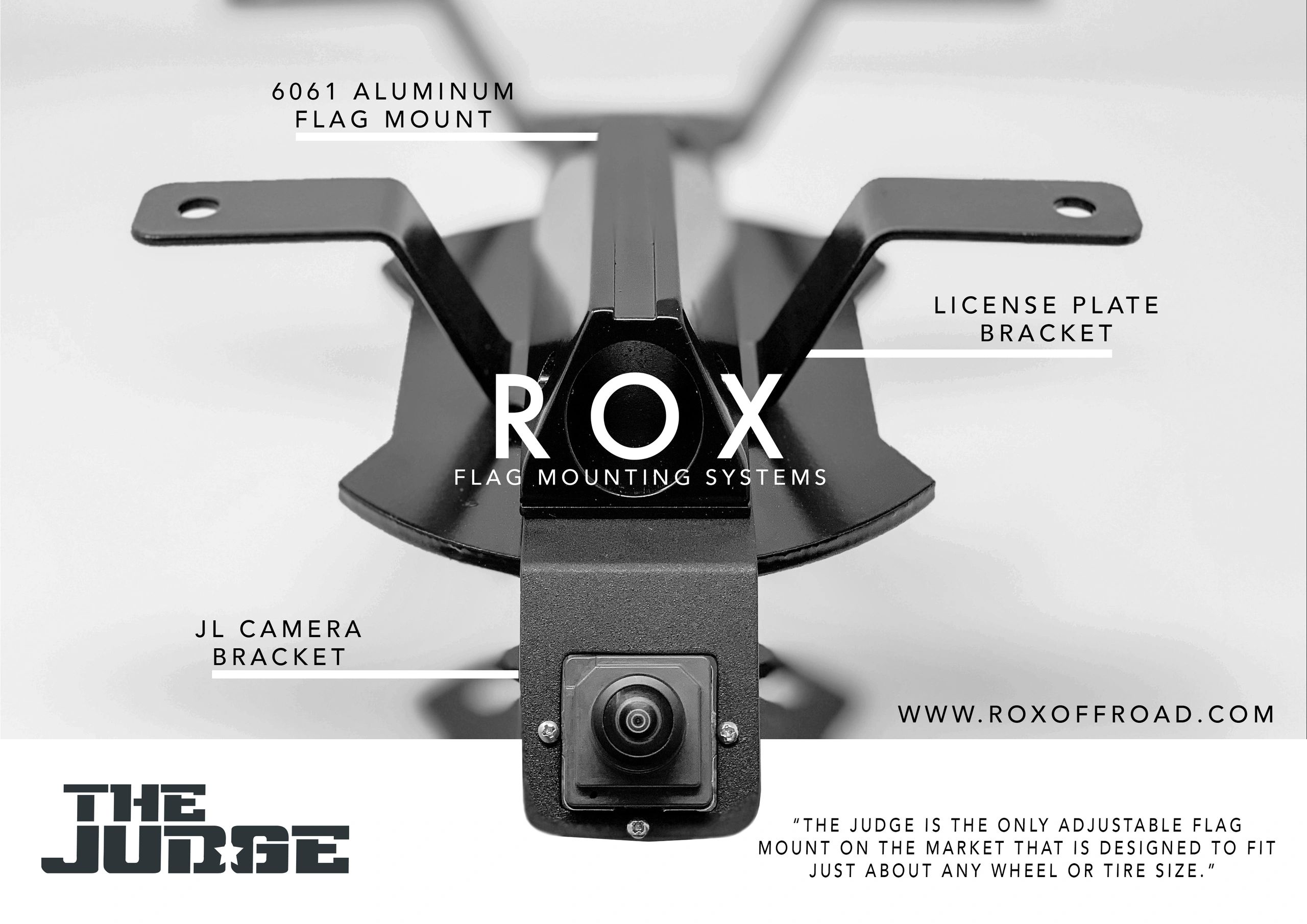 Jeep Wrangler Flag Mounts - Rox Offroad