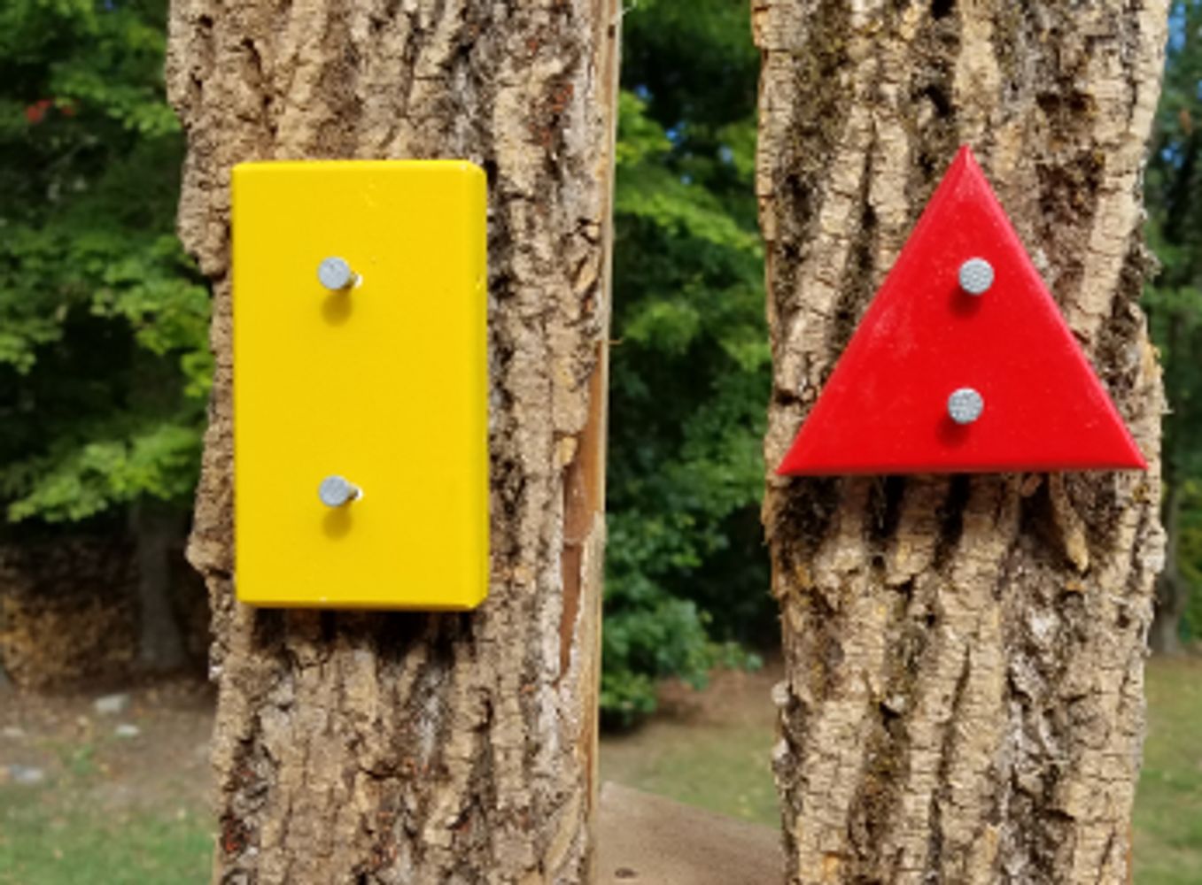 Trail Blazes - Hiking Trail Markers