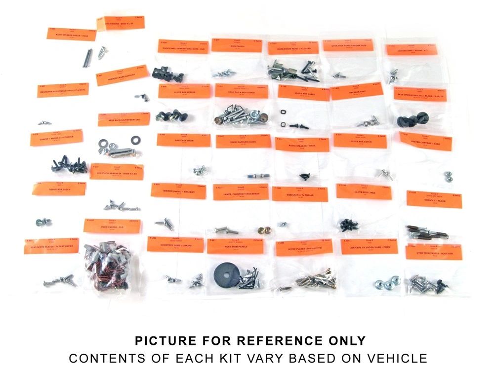 Interior Fastener Kit (Convertible)