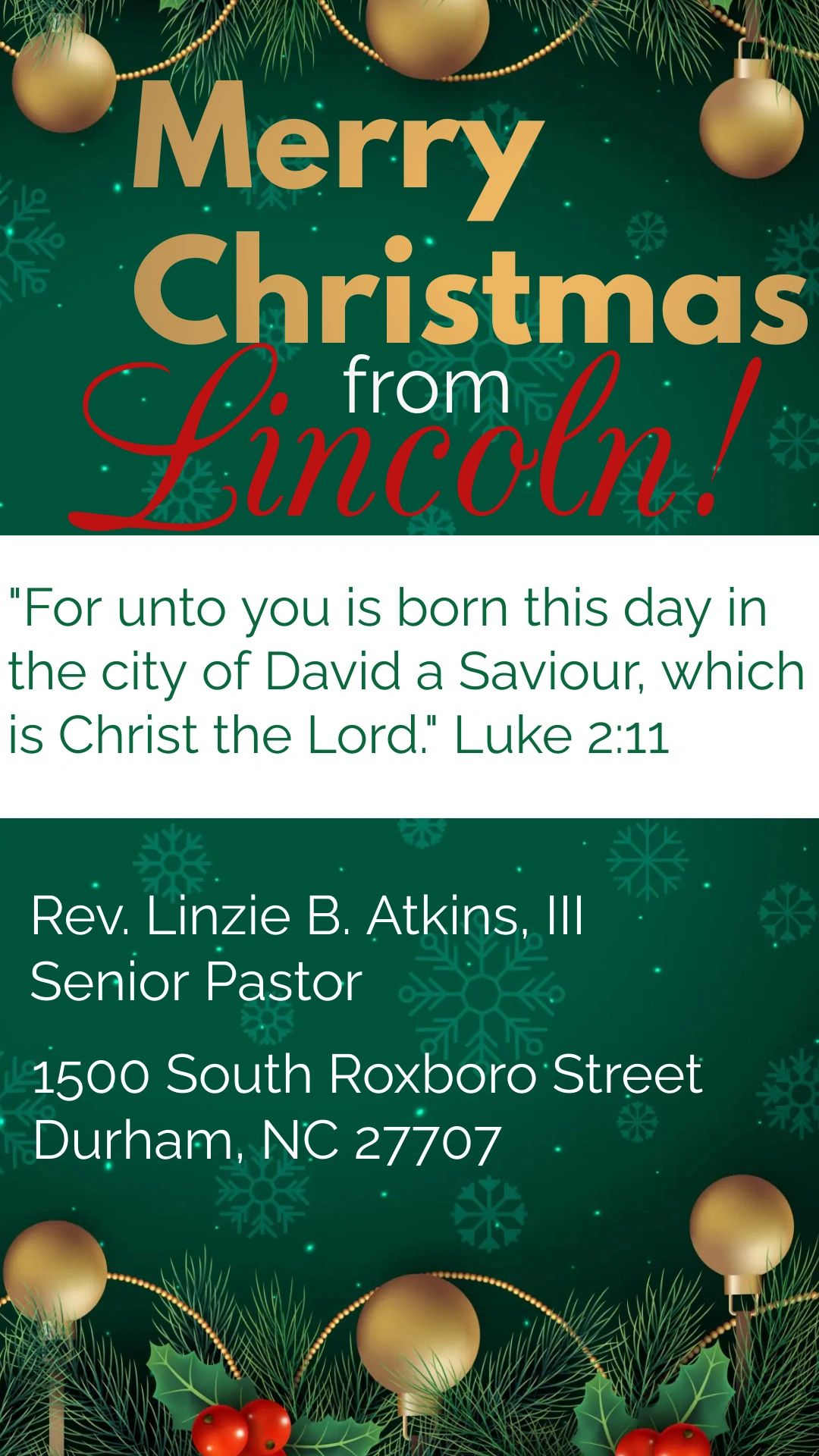 Lincoln Memorial Baptist Church