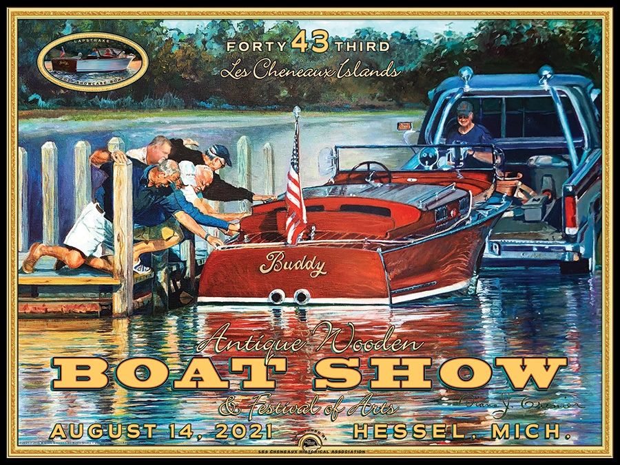 2021 Boat Show Poster Signed by the Artists