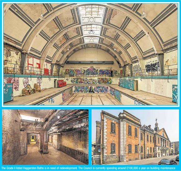 Derelict 'Grade II' Haggerston Baths needs support (opened 1904)