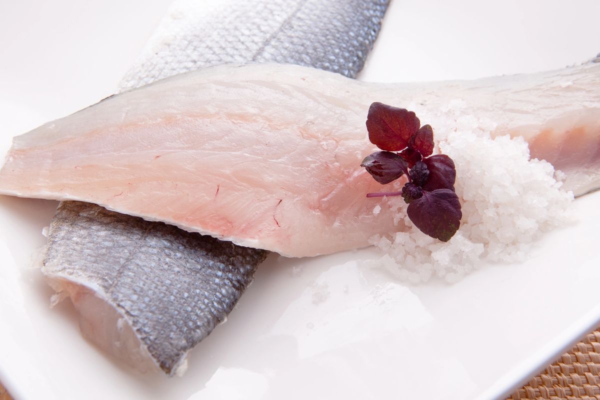 Frozen Sashimi Grade Sea Bass Fillets 150g x 2