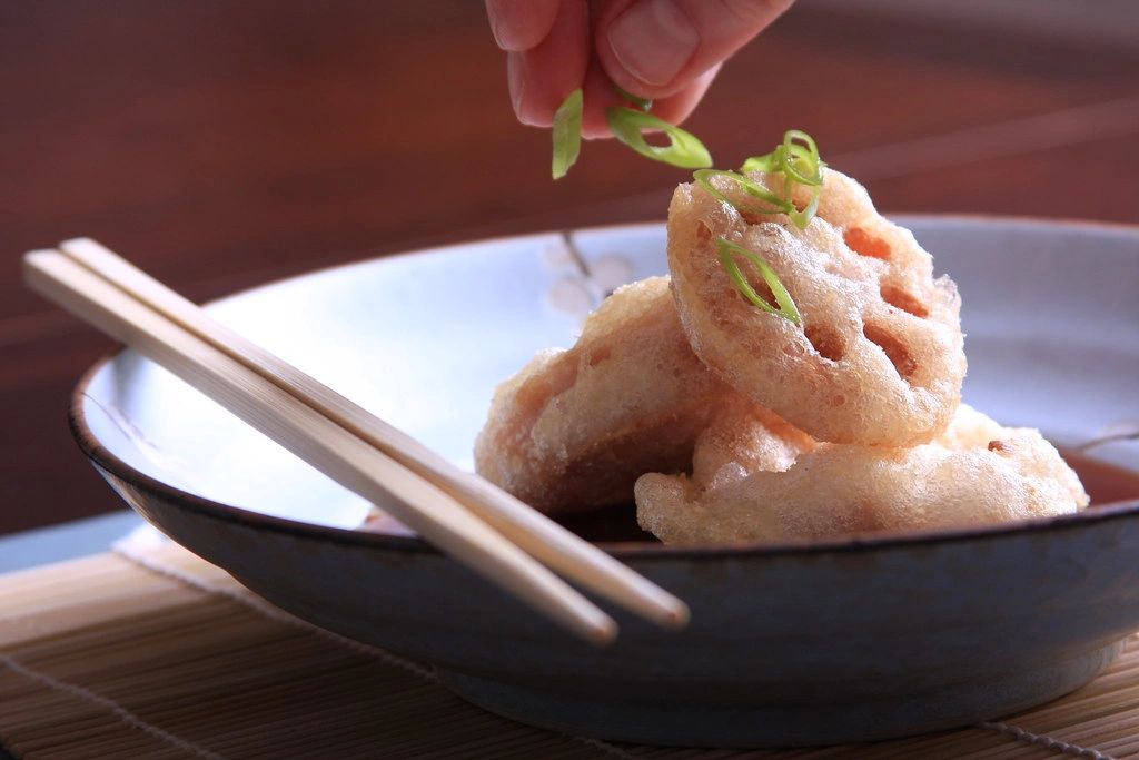 Frozen Pre fried Lotus Root Tempura