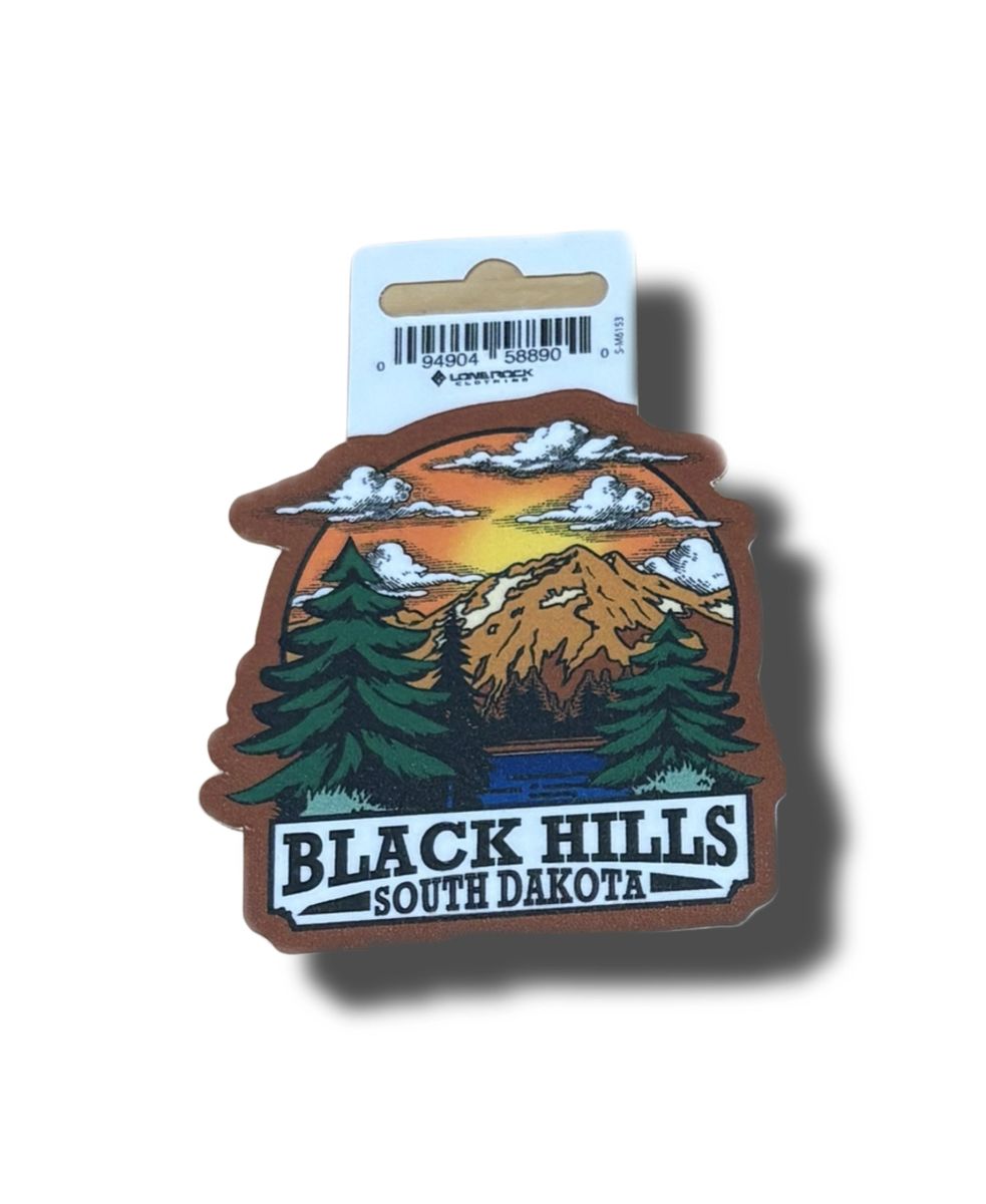 Circle Sunrise Black Hills Sticker