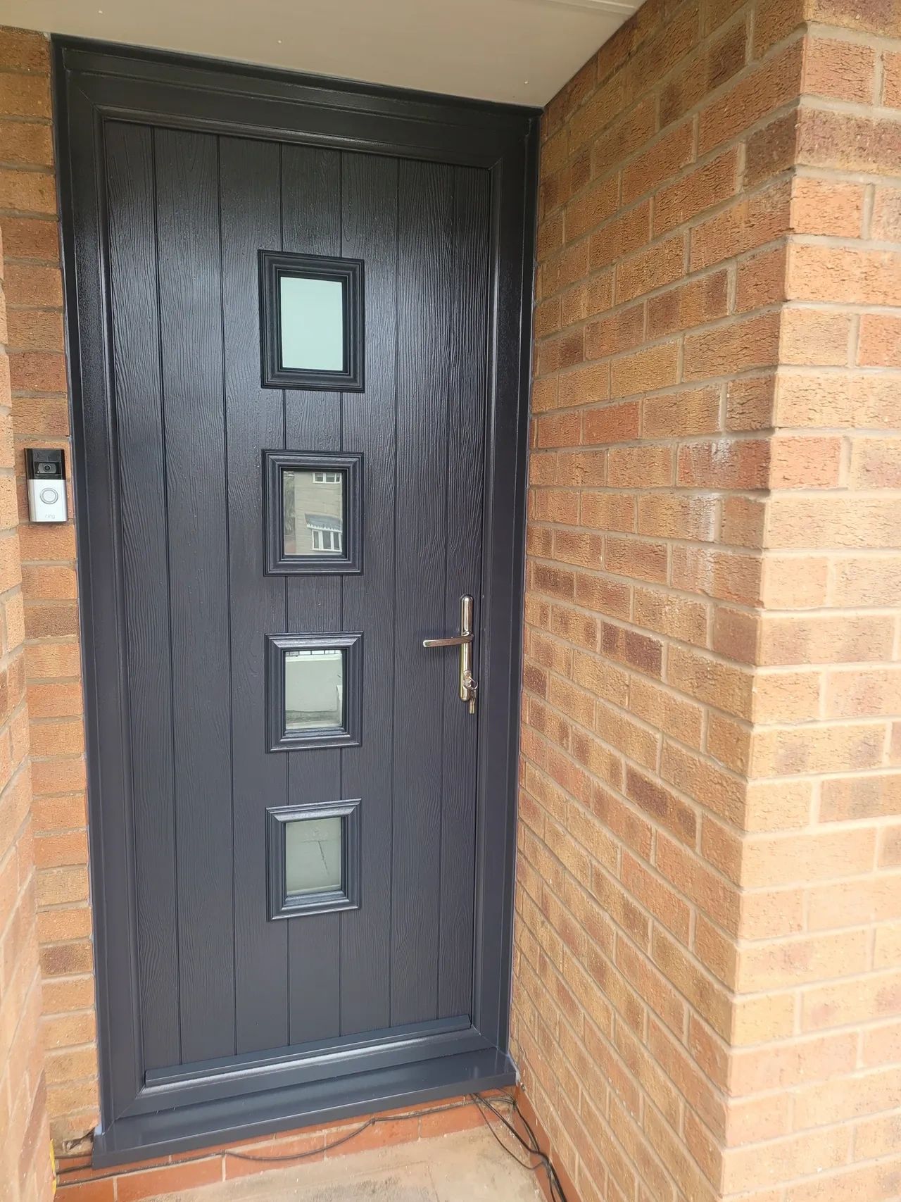 Anthracite Grey Composite Door with Matching Frame