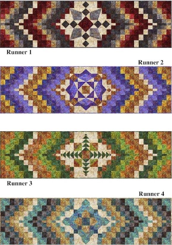 4-in-1 Runner Gypsy Soul Quilt Pattern