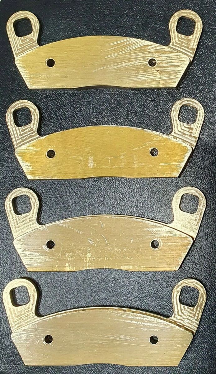 RZR/RANGER/GENERAL 1000 SOLID BRASS BRAKE PADS FRONTS-2205949, 2203747 ...