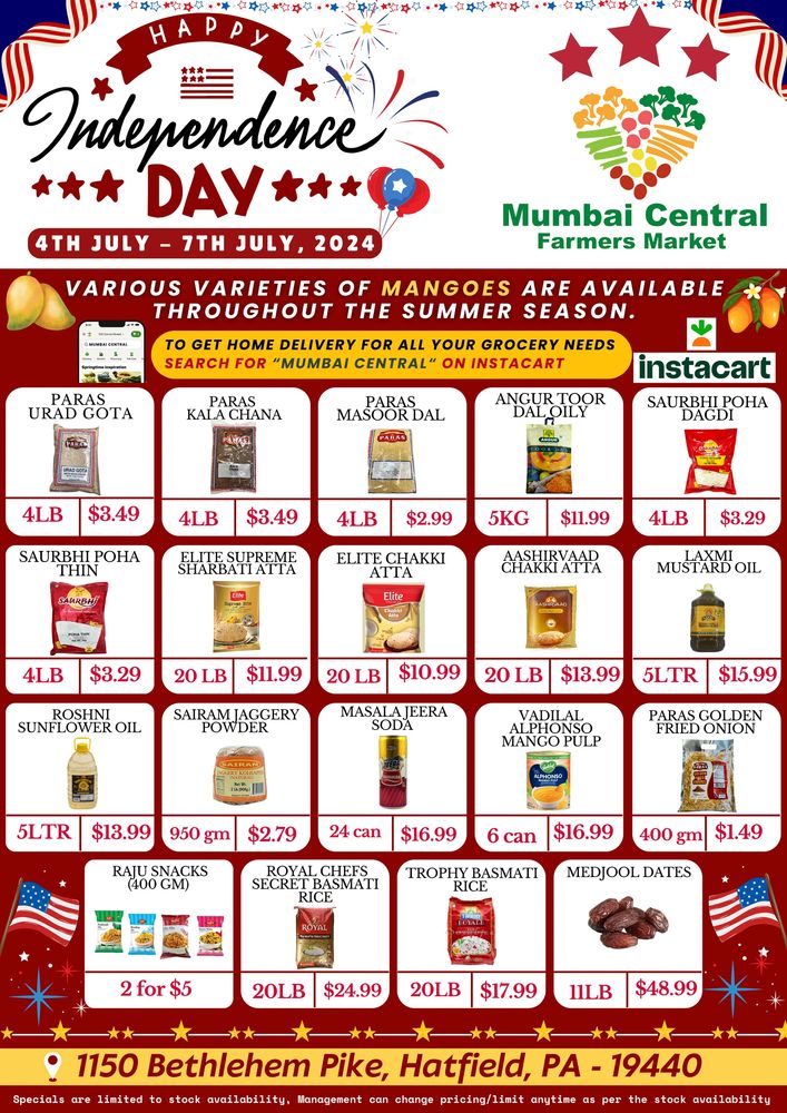 Mumbai Central Farmers Market - Indian Grocery, Indian