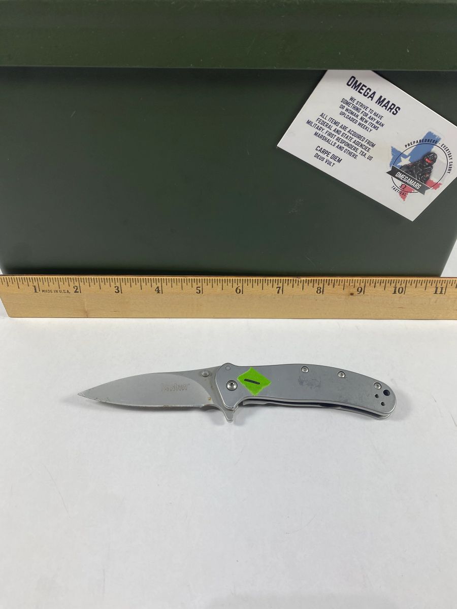 Kershaw Zing - Stainless #1 Moderate Usage. (MSRP $62.99) Blade with ...